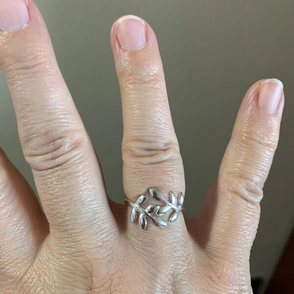 Silver Ring,minimalist Parallel Lines Ring, Sterling Silver Ring ...