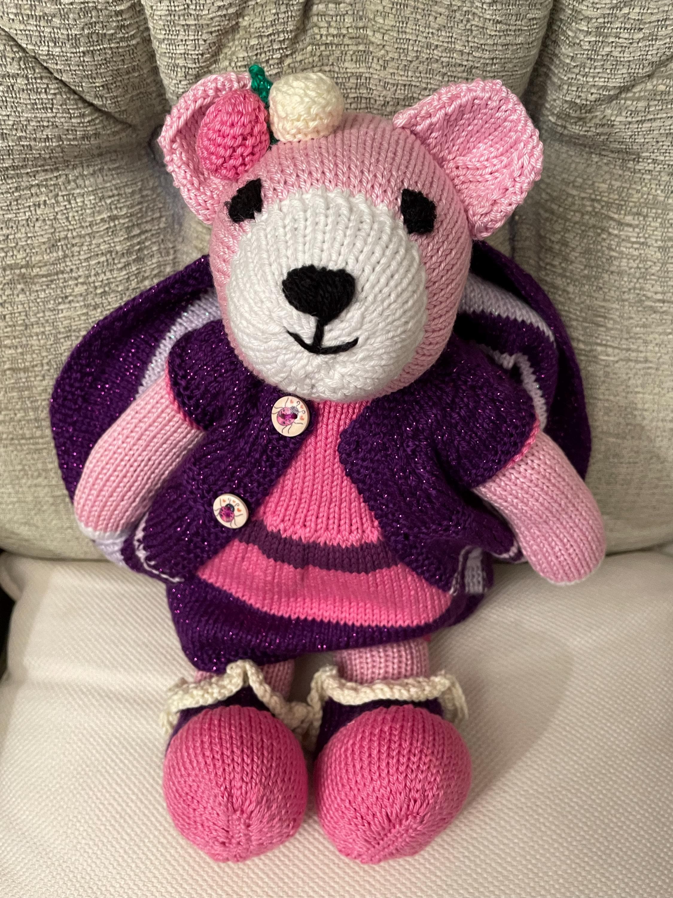 CANDY Bear 15/ Toy/ Teddy Bear Knitting Pattern/ Plus Free Handmade ...