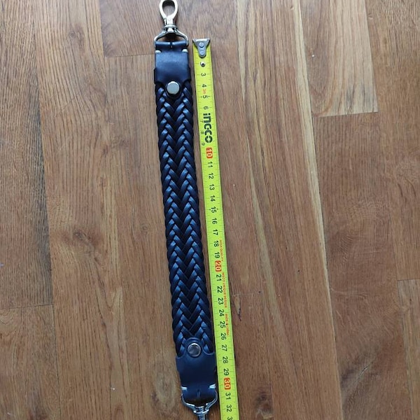 Handmade Real Genuine Leather Bag Strap, Crossbody Bag Replacement ...