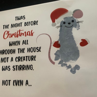 Handprint Art, Christmas Poem, DIY Card, Christmas Craft for Kids for ...