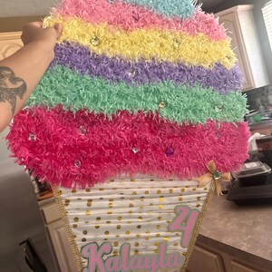 Mermaid Number Four Piñata Under the Sea Party Mermaid Birthday ...