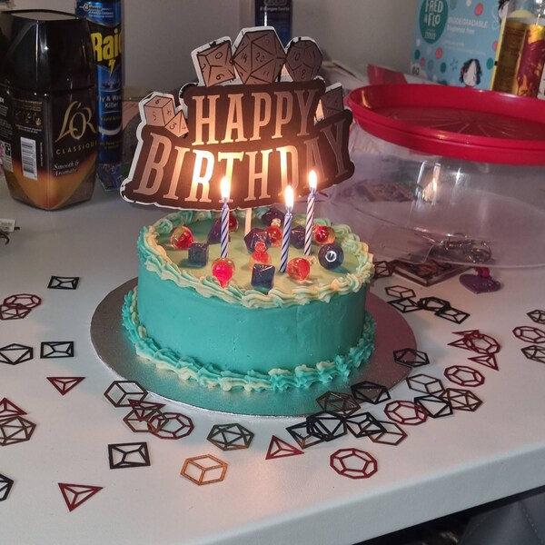 Blue Raspberry Edible Dice: Jelly Polyhedral Dice Sweets - Etsy UK