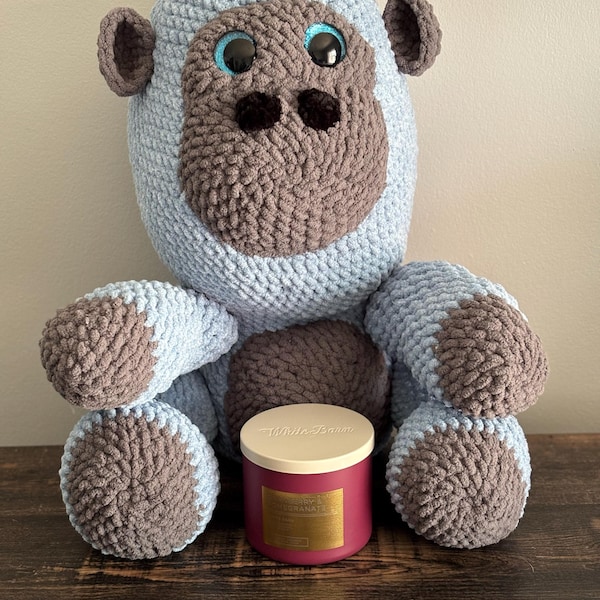 Bonzo the Gorilla - Cute Amigurumi Crochet Pattern - PDF - Etsy