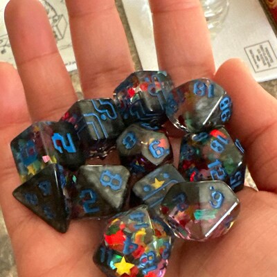 Retro Arcade Exclusive 11 Dice Set Video Game Dice With - Etsy