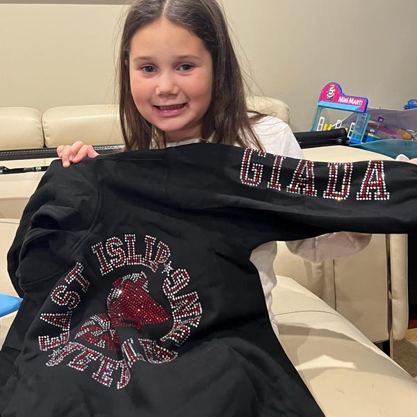 Custom Football Team and Colors RHINESTONE Mega Bling Shirt, Football ...