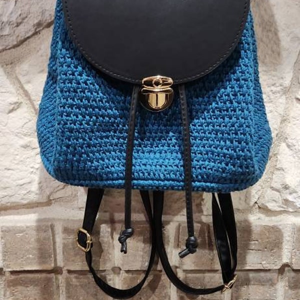 EASY Crochet Backpack Pattern, PDF Crochet Backpack Tutorial, Crochet ...