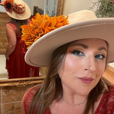 Messy Bun Sun Hat - Etsy