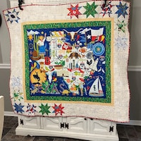 Quilt Block Background Embroidery Design. Quilting Block Embroidery ...