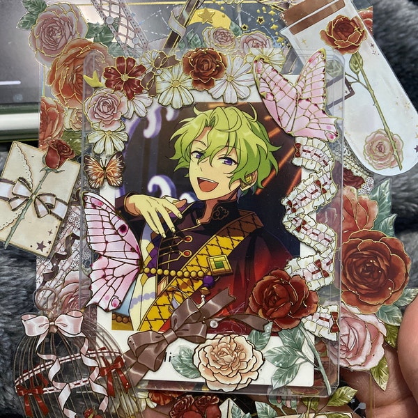 3D Decorated Toploader (flowers Theme) for KPOP & Anime Photocards ...