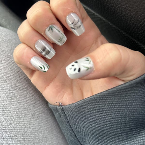 5 Sets Press on Nails Mystery Box Nails Surprise Box Press on Nails ...