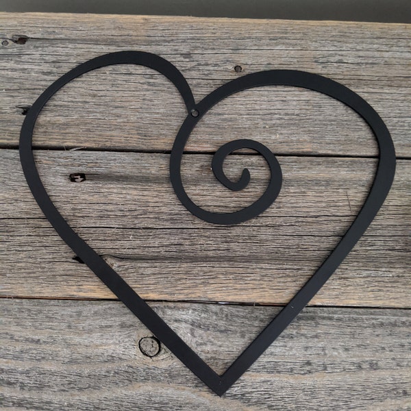 Heart Metal Wall Art, Valentines, Metal Sign, Metal Wall Decor, Wall ...