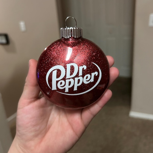 Dr Pepper Inspired Ornament, Custom Ornament - Etsy