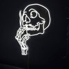 Smoking Skull Head Neon Sign Custom Handmade Art Neon Light - Etsy