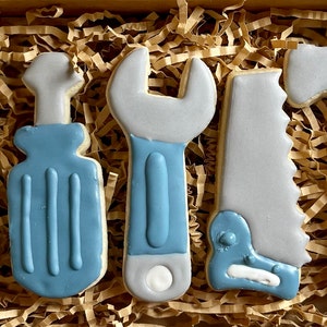 Tool Set Cookie Cutters Wrench, Pliers, Screwdriver, Saw, Tape Measure ...