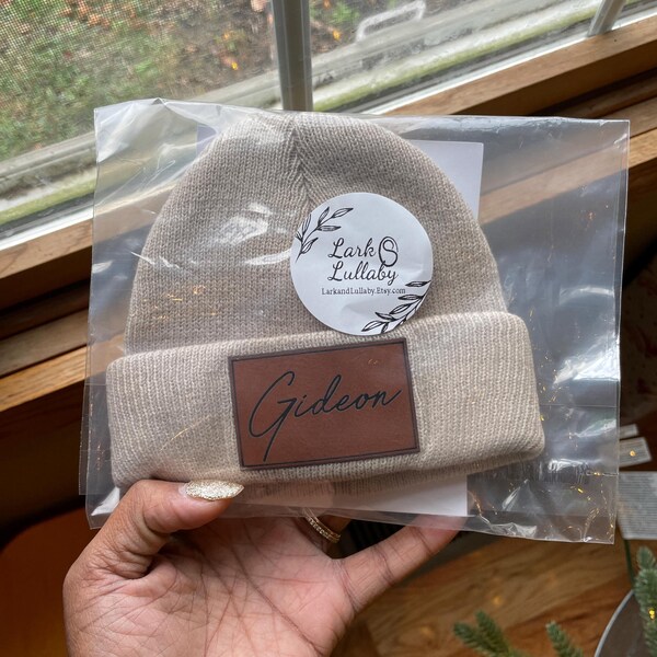 Personalize Baby Beanie With Name | Custom Newborn Hat Kids Youth Child ...