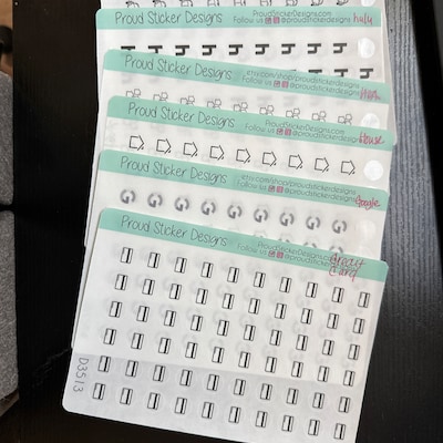 Currently Prompt Journaling Script Stickers - Etsy
