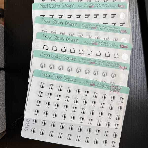 Currently Prompt Journaling Script Stickers - Etsy