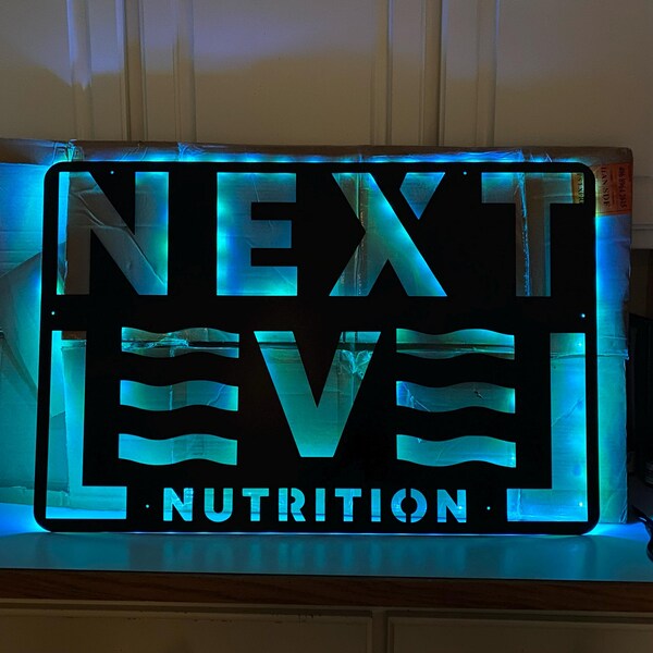 Custom Michigan Map Metal Wall Art LED Lights Personalized Michigan ...