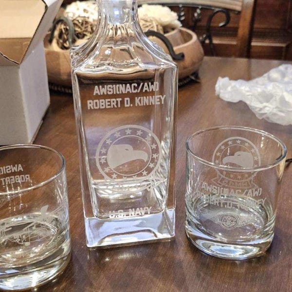 Infinity Whiskey Decanter, Blended Bourbon Decanter, Whiskey Gift ...