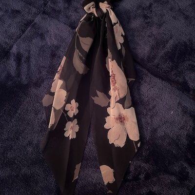 Floral Lace Drape Bow Translucent Mesh Bow Hair Accessory for Woman - Etsy