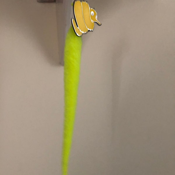Coil - Worm on String Enamel Pin - Etsy