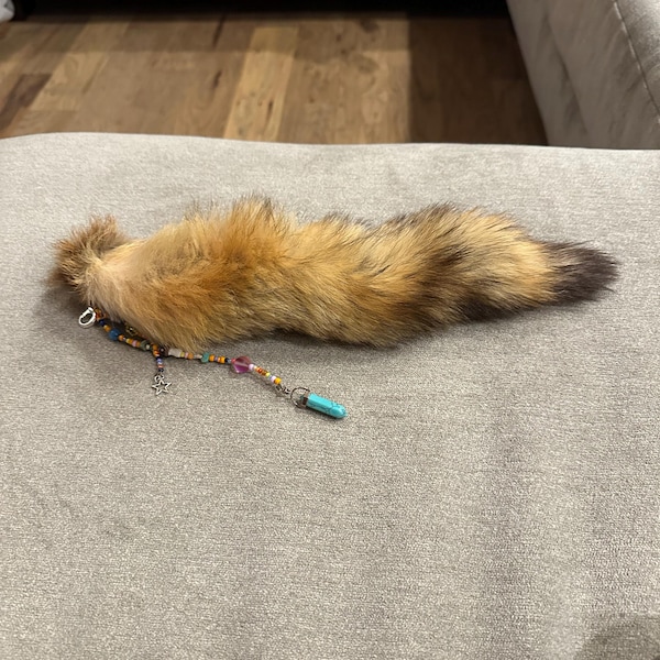 Custom Beaded Tail Keychain for Therians, Furries, Cosplay, Alternative ...