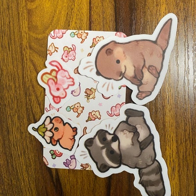 Pretty Cow Sticker / Cute Calf Sticker / Vinyl Sticker / - Etsy