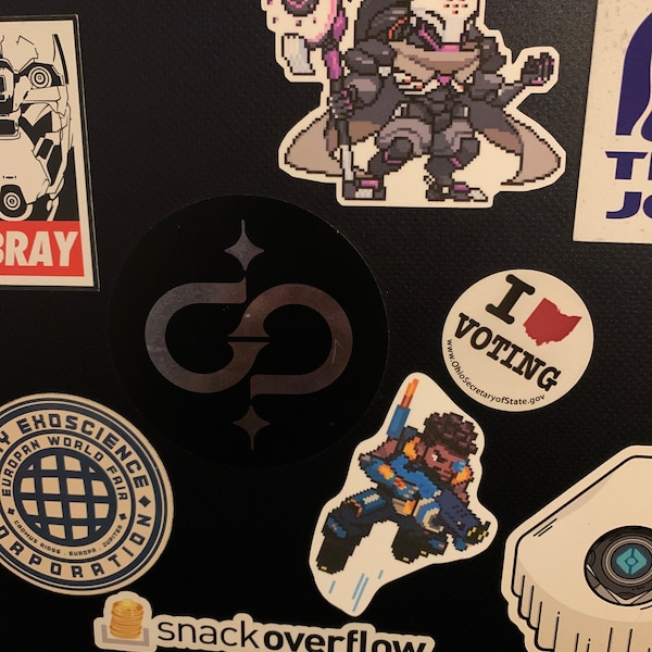 Overwatch 2 Ramattra Pixel Spray Vinyl Sticker Decal, Laptop, Phone ...
