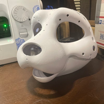Canine Fox 3D Printed Fursuit Head Base Kit - Etsy