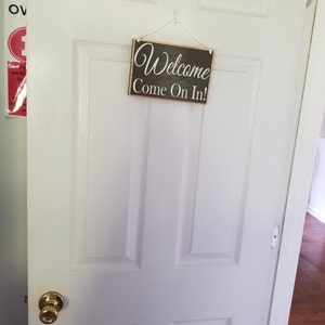 8x6 in Session Please Do Not Disturb Welcome Come on in Double Sided ...