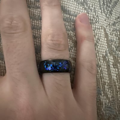 Gun Metal Wedding Band Men, Mens Wedding Band, Gray Wedding Ring Mens ...