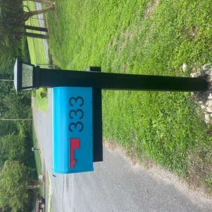 Custom Weatherproof Mailbox Sticker Outdoor Address Decal, Easy to ...