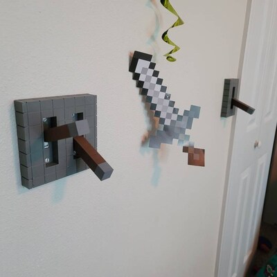 Minecraft-inspired Double Lever Light Switch Plate - Etsy