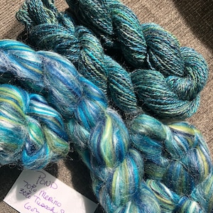 Lynx Merino Silk Combed Top Spinning Fiber for Hand Spinning Yarn ...