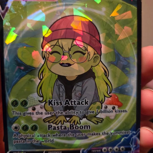 Custom Pokemon Card, Print Your Own Card, Holographic Custom Cards ...