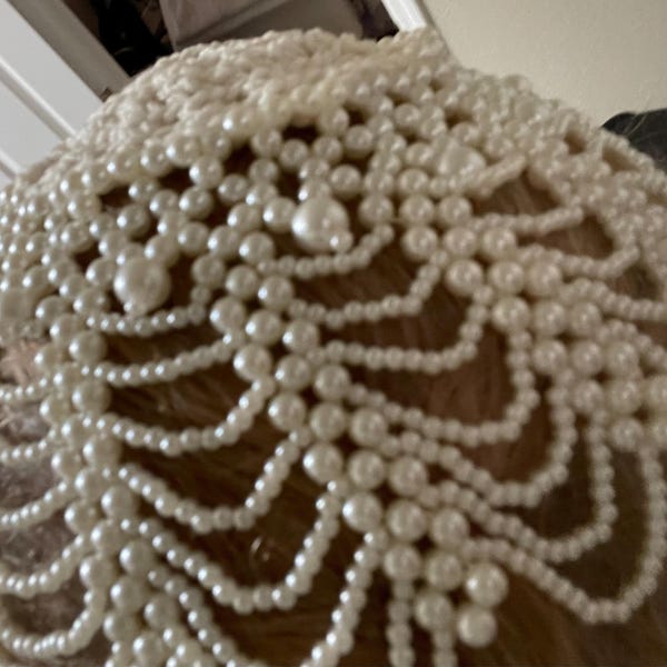 IVORY Floral Lace Doily Headcover | Bat Mitzvah Gift | Lace Chapel Cap ...