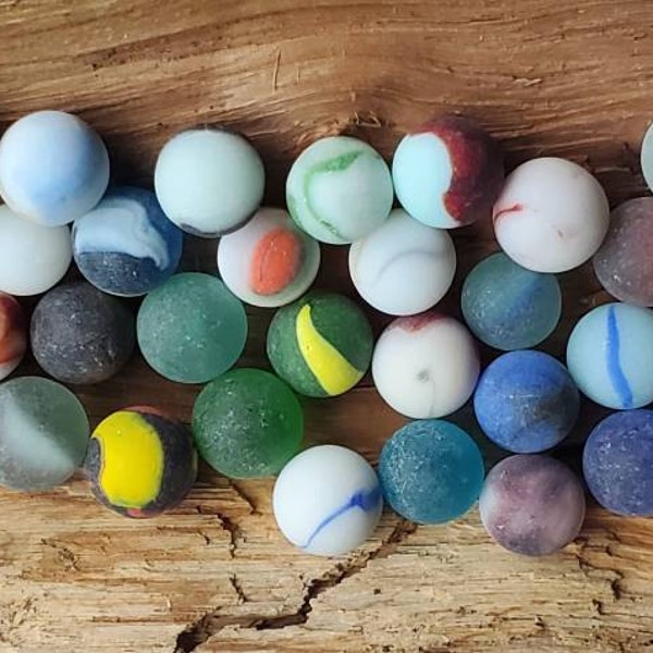 16 Shades of Blue! Genuine Sea Glass Marbles All Shades of Blue ...