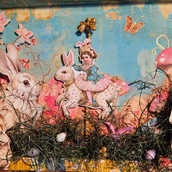 Hippity Hop Easter Crafting Printable Kit, Junk Journal Ephemera ...