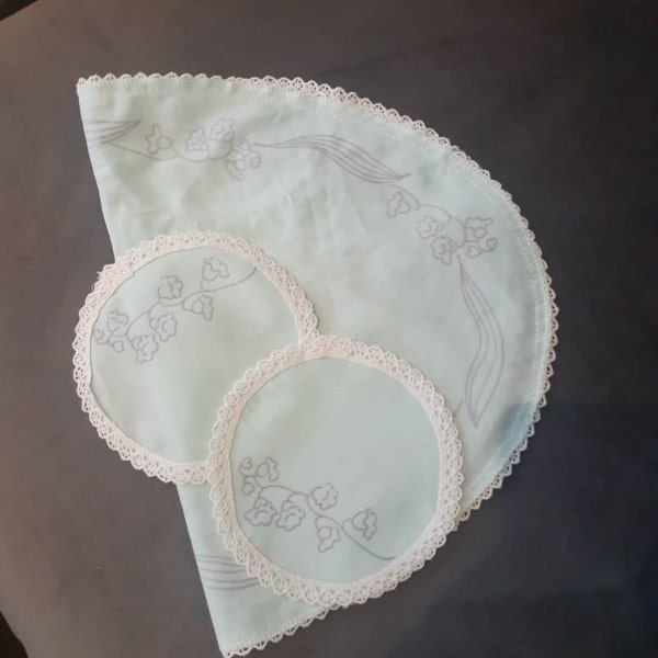 Ready to Embroider Oval Table Centre With a Unique Pansy Embroidery - Etsy