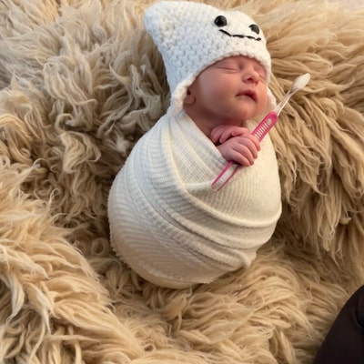 Baby Tooth Hat Dentist Baby Gift Sweet Tooth Hat Gift for - Etsy