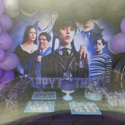 Wednesday Addams and Enid Cake Topper - Etsy