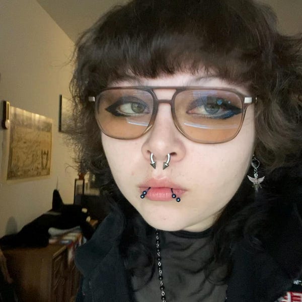 0g Pink Purple Acrylic Septum Stretching Pincher 8mm Ear Plugs Wide ...