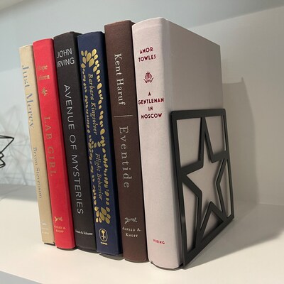 Metal Bookends Bracket Curly Braces // Metal Brackets for a - Etsy