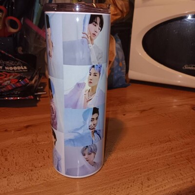 Customized BTS Water Bottle, BTS Tumbler, BTS Jin Water Bottle, Kim ...