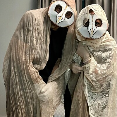 Scary Weird Mask, Creepy Scarecrow Mask, Adult Halloween Costume ...