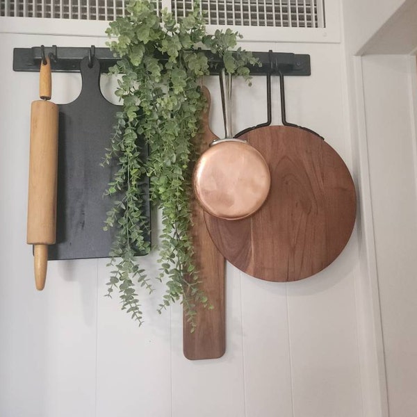 Hand Forged Rack, Blacksmith Made, Coat Hat Towel Rack - Etsy