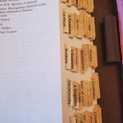 Orthodox Bible Tabs - Etsy