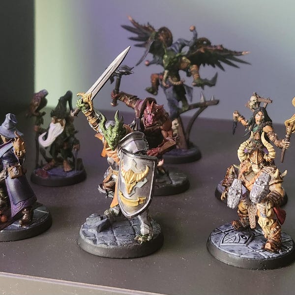 Box of Minis - Dnd, Dungeons and Dragons, Tabletop Gaming, Miniature ...