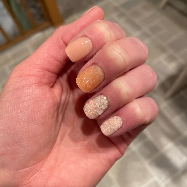 Peaches ‘n’ Cream Bundle- Dip Powder, Dip Powder for Nails, Nail Dip ...