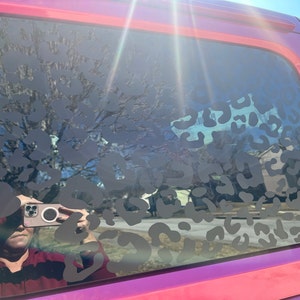 Leopard Cheetah Print Rear Window Decals Fit Jeep Wrangler - Etsy